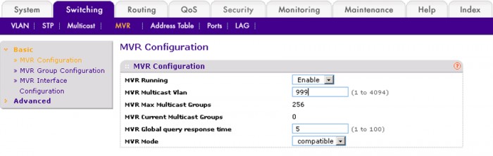 How Do I Configure Multicast Vlan Registration Mvr In Dynamic Mode Using The Web Interface On